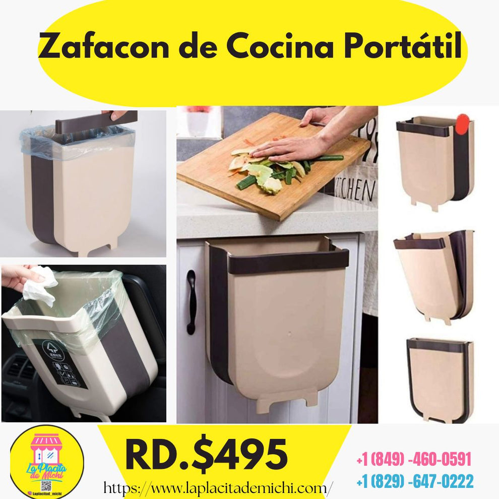 Zafacon de Cocina Portátil – La Placita de Michi